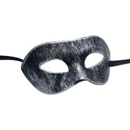 Black Half Domino Mask Adult Halloween Accessory - Walmart.com