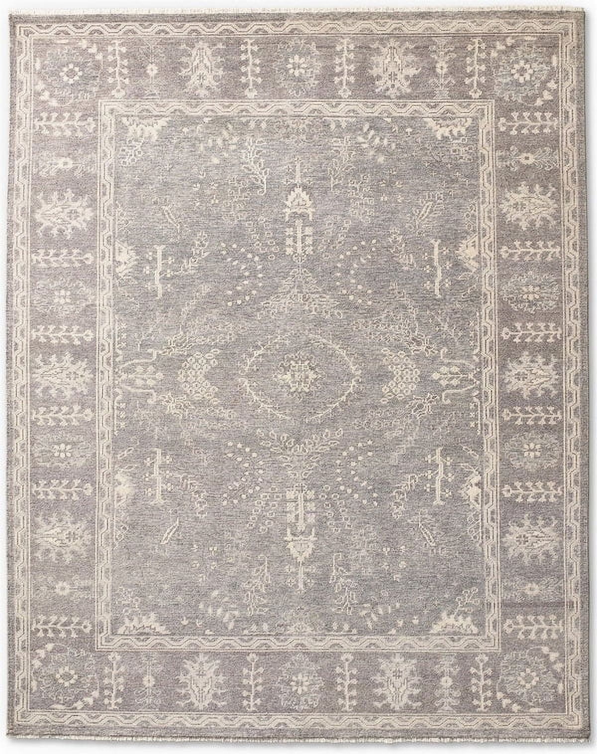 Elegant Hand Knotted Filoli Wool Rug Sizes 5x8, 6x9, 8x10 ft All ...