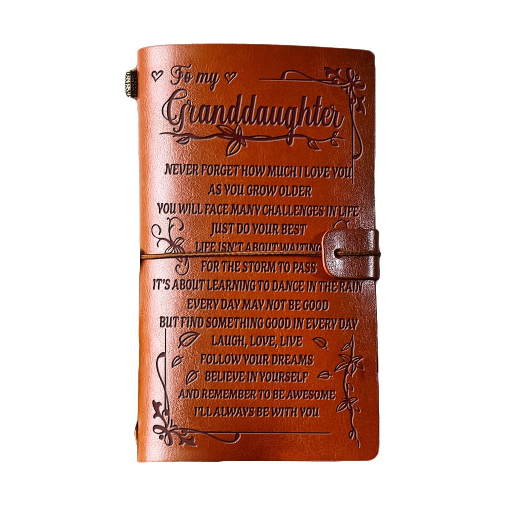 Elegant Handcrafted Diary Notebook Engraved Leather Journal Message ...
