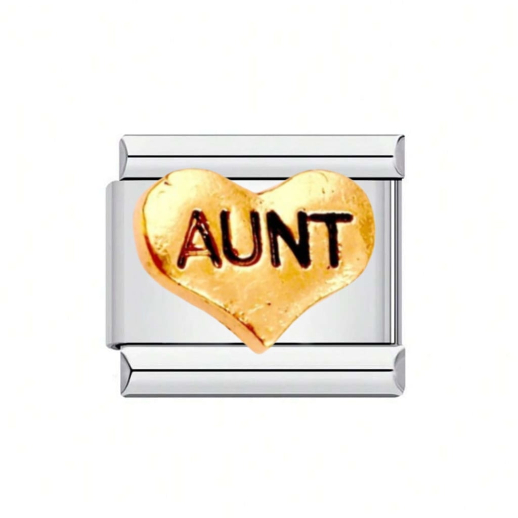 Elegant Heart Letter Modular Assembly For Individualized Bracelet ...