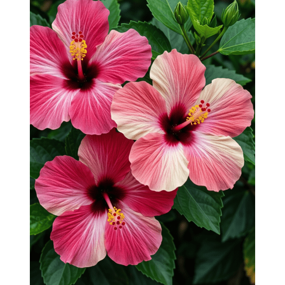 Elegant Hibiscus, Water-saving Perennial Decor for Plant Hangers & Lawn ...