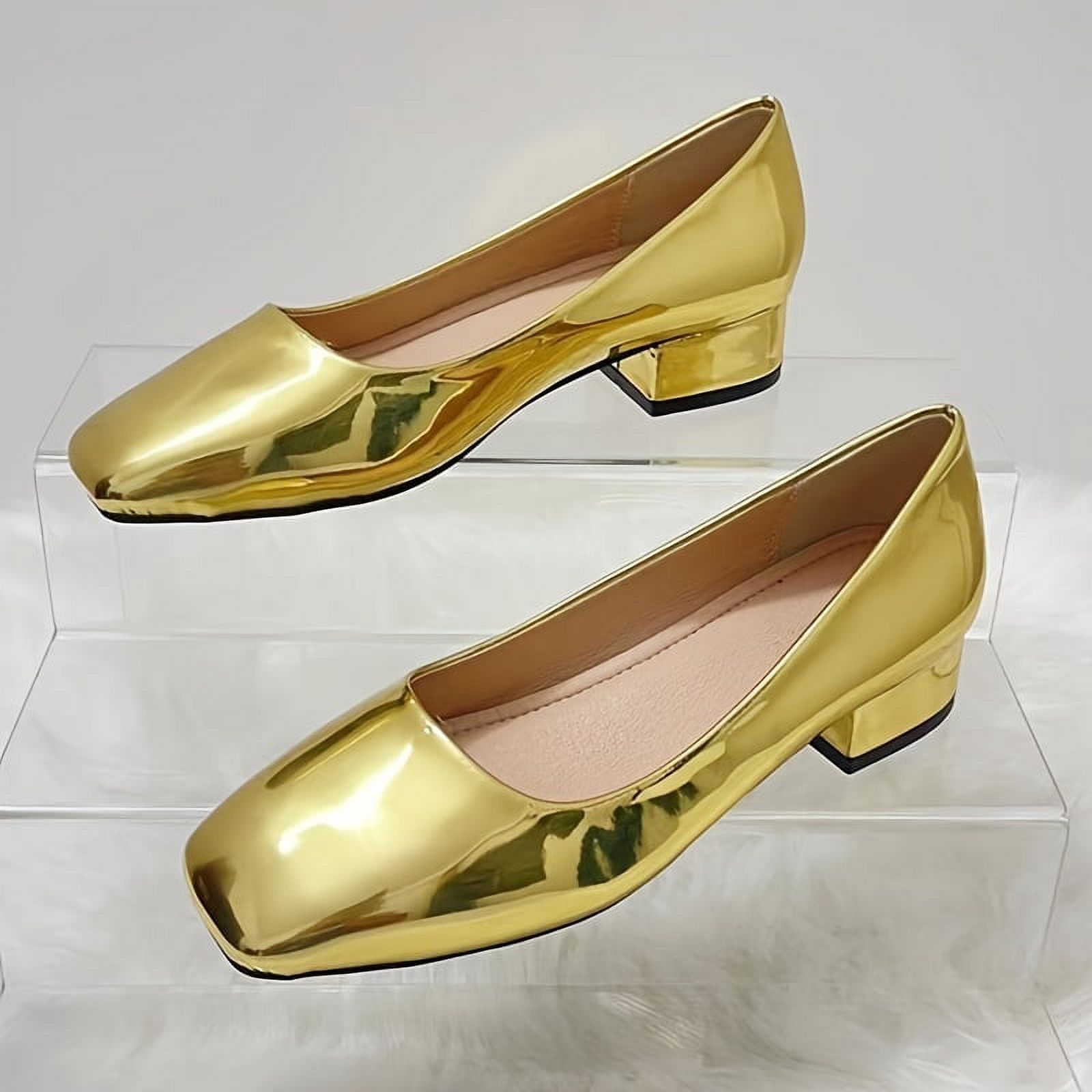 Elegant High Cone Heel Sandals with Colorblock Plaid Design - Slip-on ...