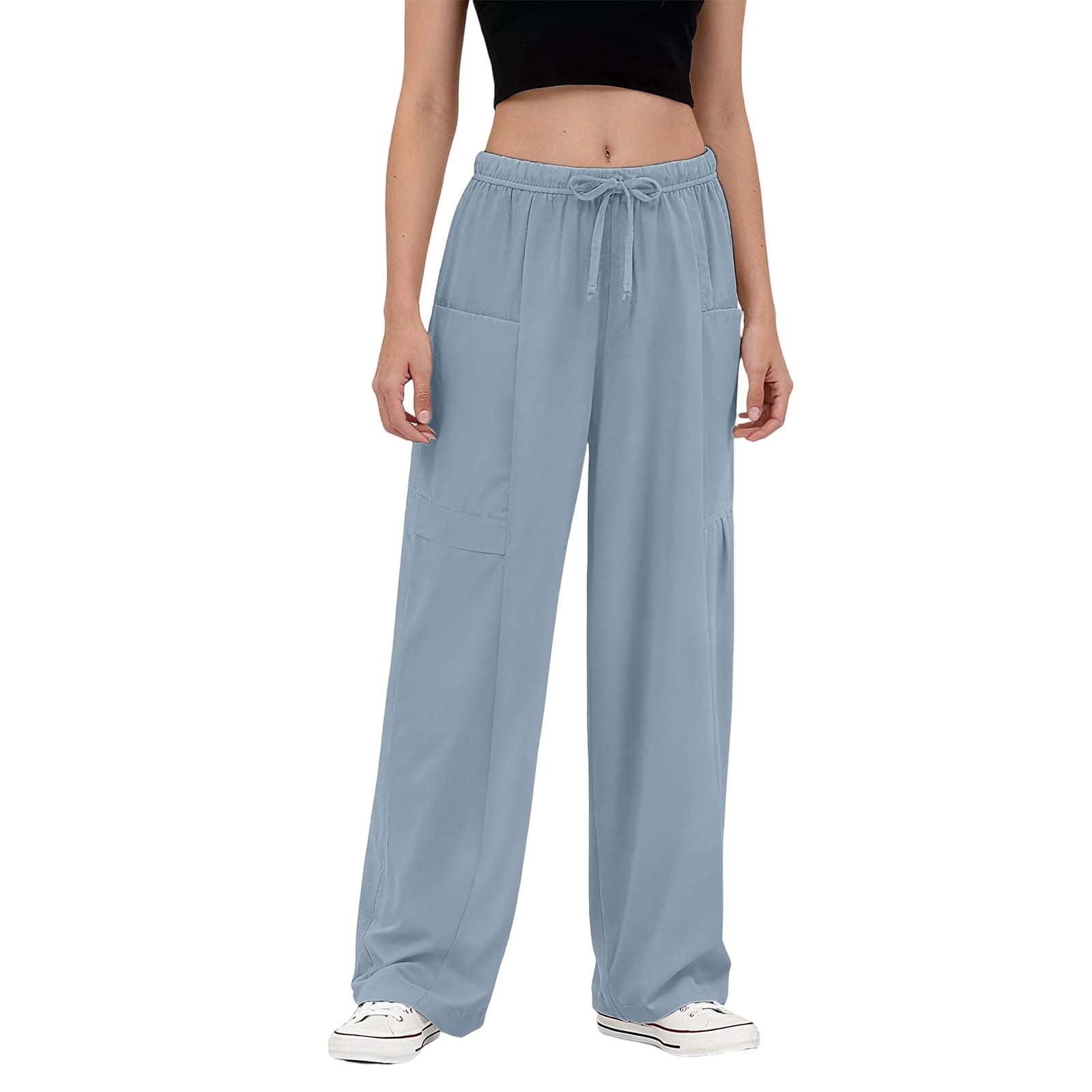 Elegant High Waist Wide Leg Tleece Trousers for Everyday Comfort with ...