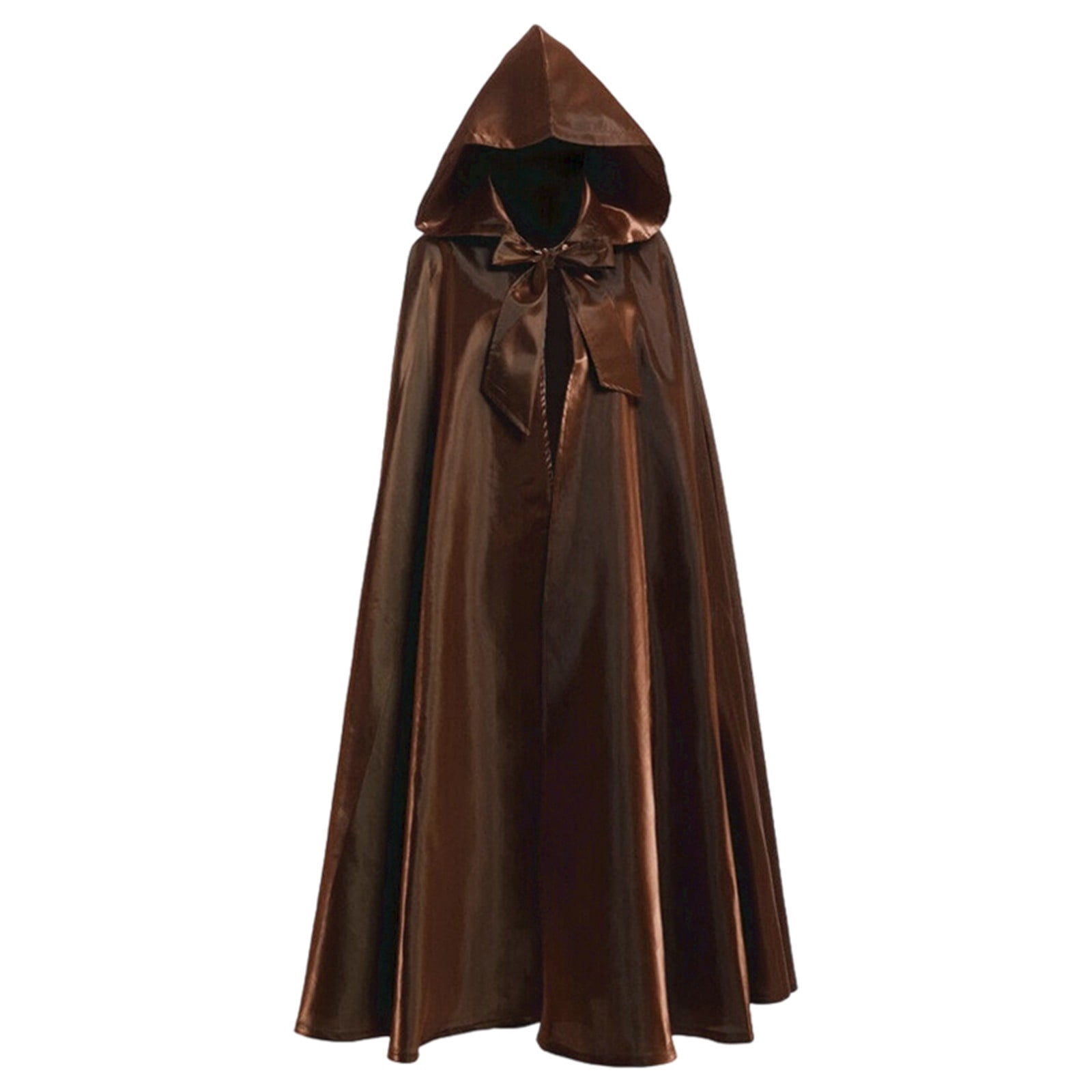 Elegant Hooded Cloak Cape Velvet Lined Satin for Themed Events and ...