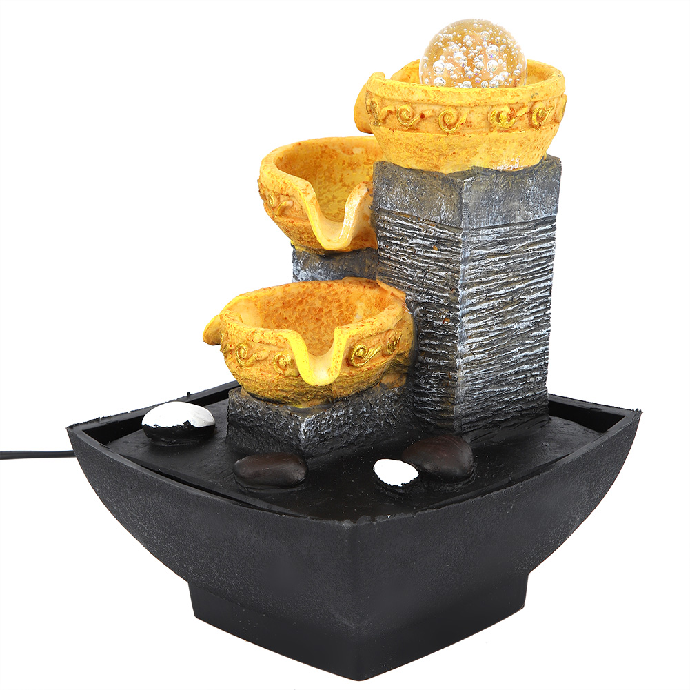 Elegant Indoor Tabletop Water Feature for Living Room Decor Crystal ...