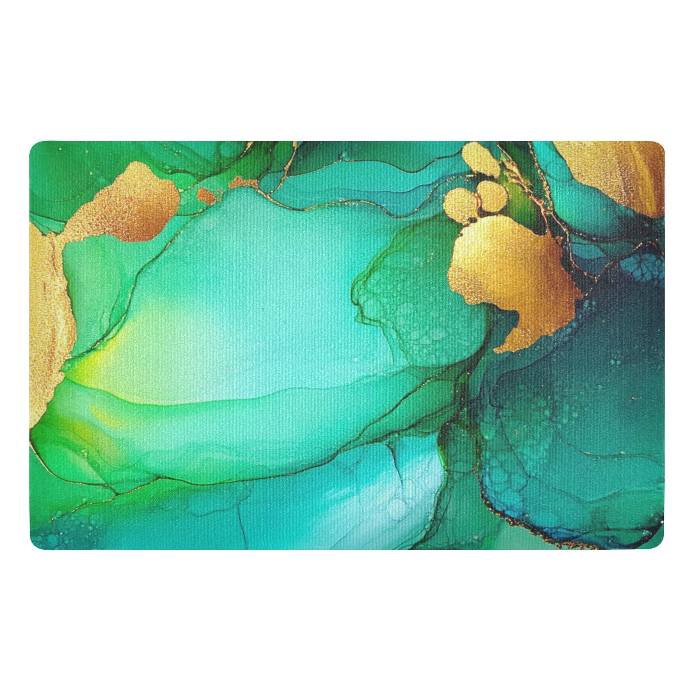 Elegant Ink Design Floor Door Mat Outdoor Indoor for Home Entrance ...