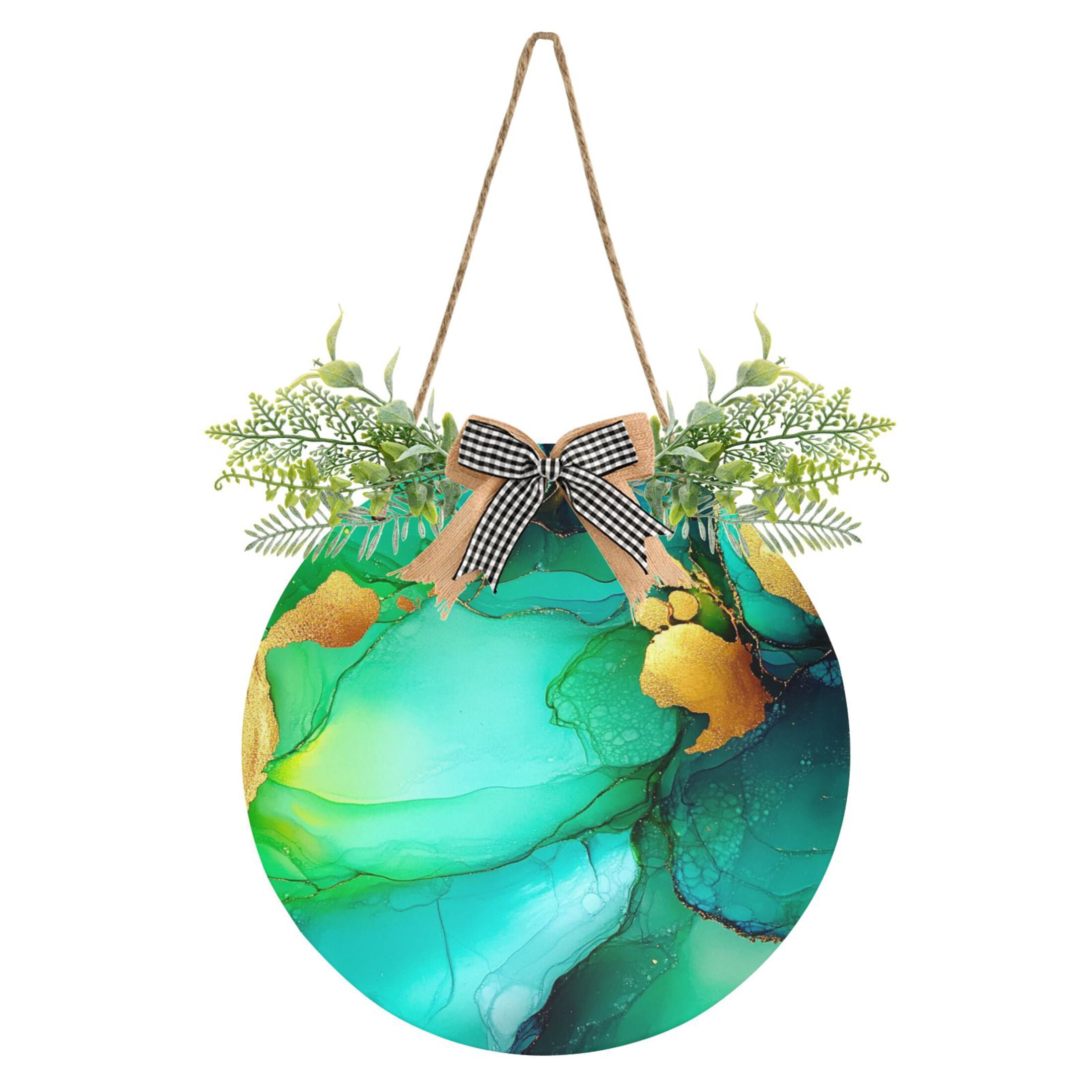 Elegant Ink Design Front Door Porch Decoration Hanging Sign with ...
