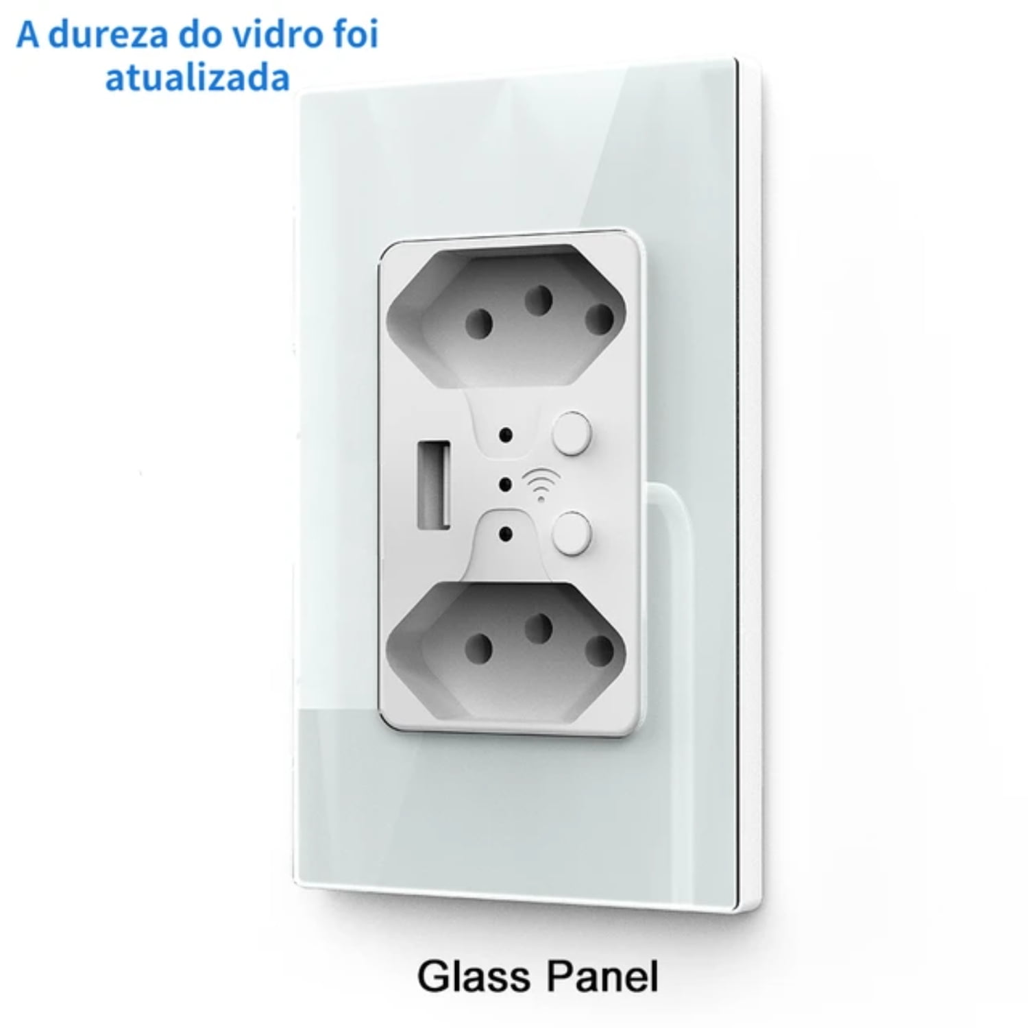 Smart and Stylish Brazilian Wall Socket with USB Remote Controllable ...