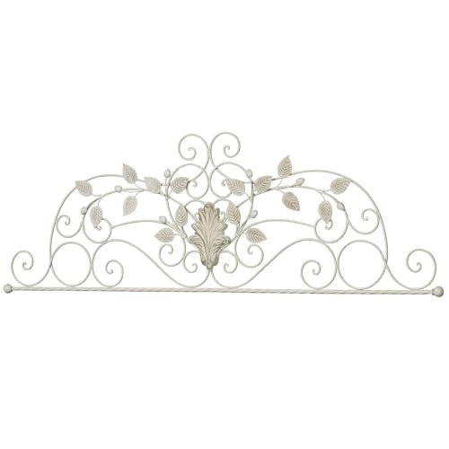 Elegant Ivory Scrollwork Door Topper – Welcome Home with Timeless Charm ...
