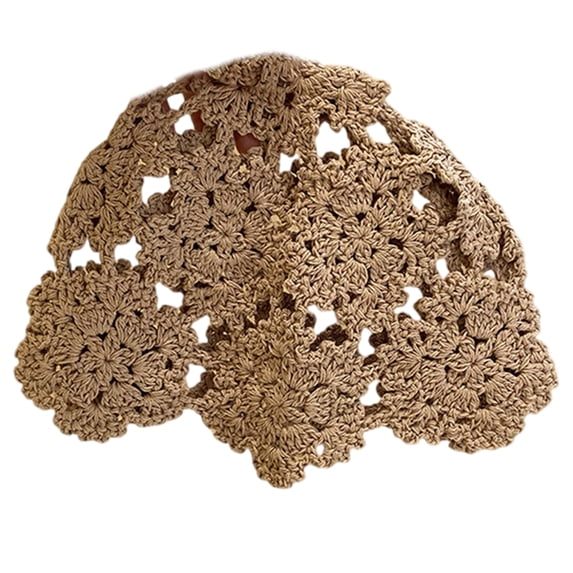 Elegant Japanese Styles Crochet Brimless Hat Breathable Hollowout ...