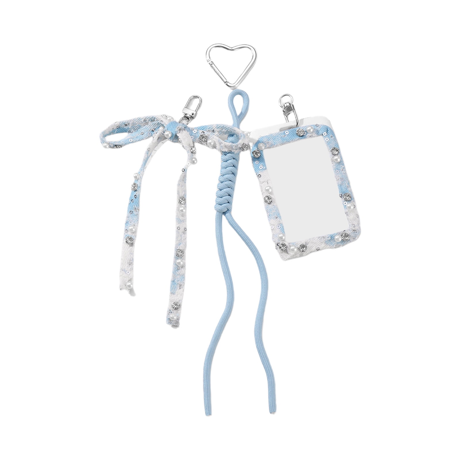 Elegant Jeans Keyring Organizers Decorated with Bows Design Practical ...