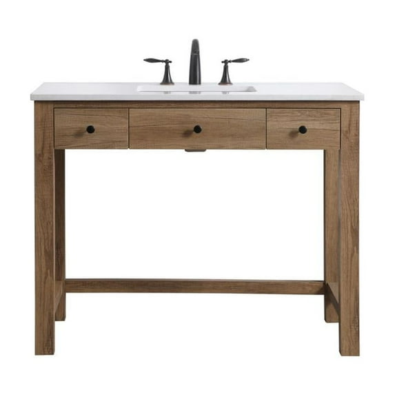 Elegant Kitchen and Bath 42 Inch ADA Compliant Bathroom Vanity In ...
