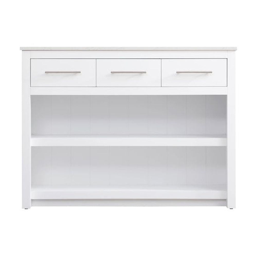 Elegant Kitchen and Bath 48 inch Kitchen Island in White - Walmart.com