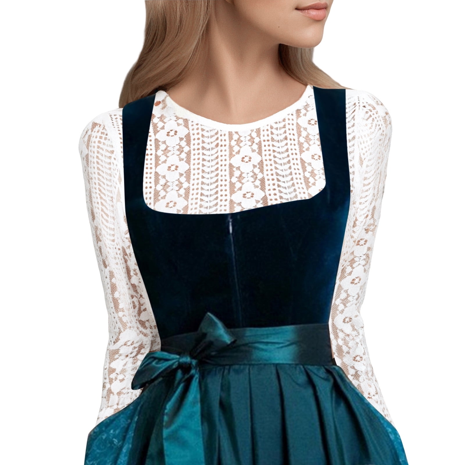 Elegant Lace Dress For Women Party Casual Festival Outfit Daily Wear ...