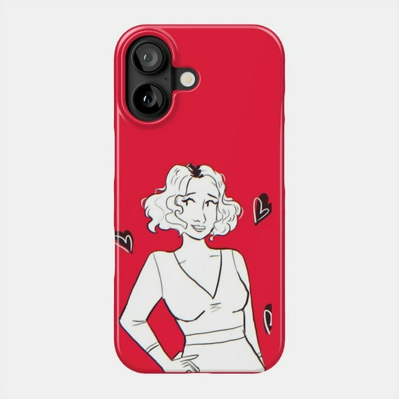Elegant Lady Minimal Line Art Case Compatible Across iPhone 11,12,13,14 ...