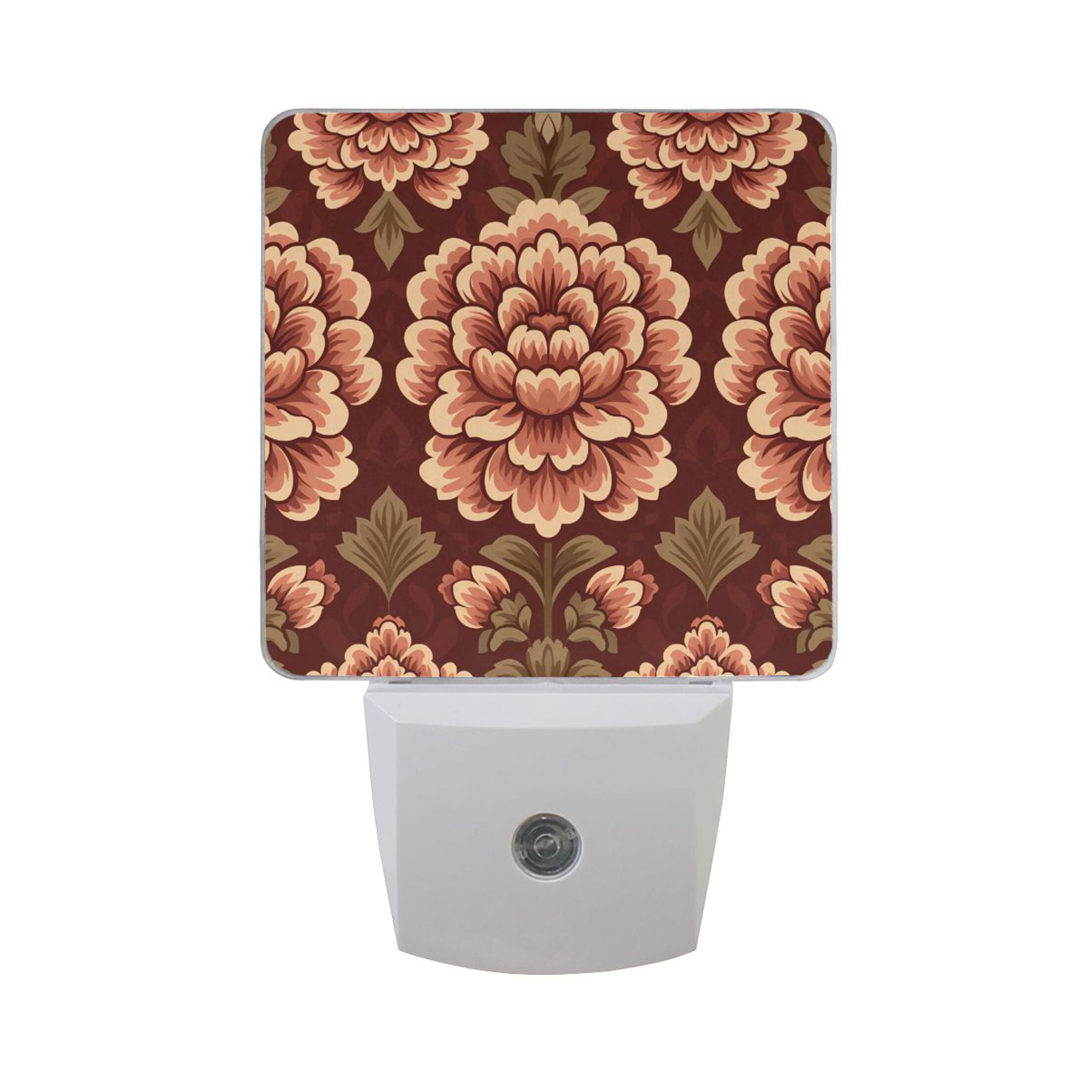 Elegant Large Flower Night Light 2 Pack LED Nightlight Plug into Wall ...