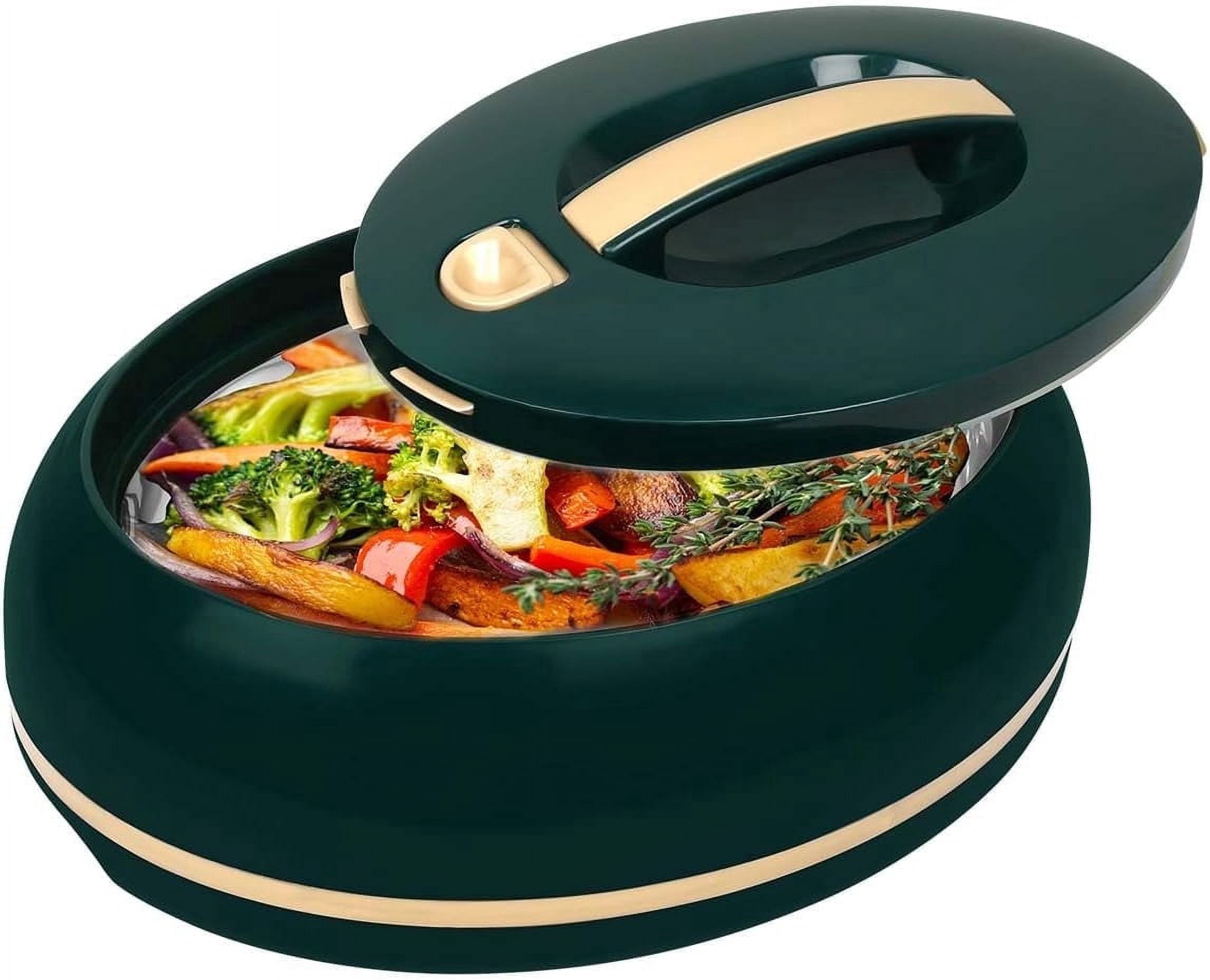 Pinnacle Insulated Oval Casserole Dish 3.15 qt Hot Pot Food Warmer ...