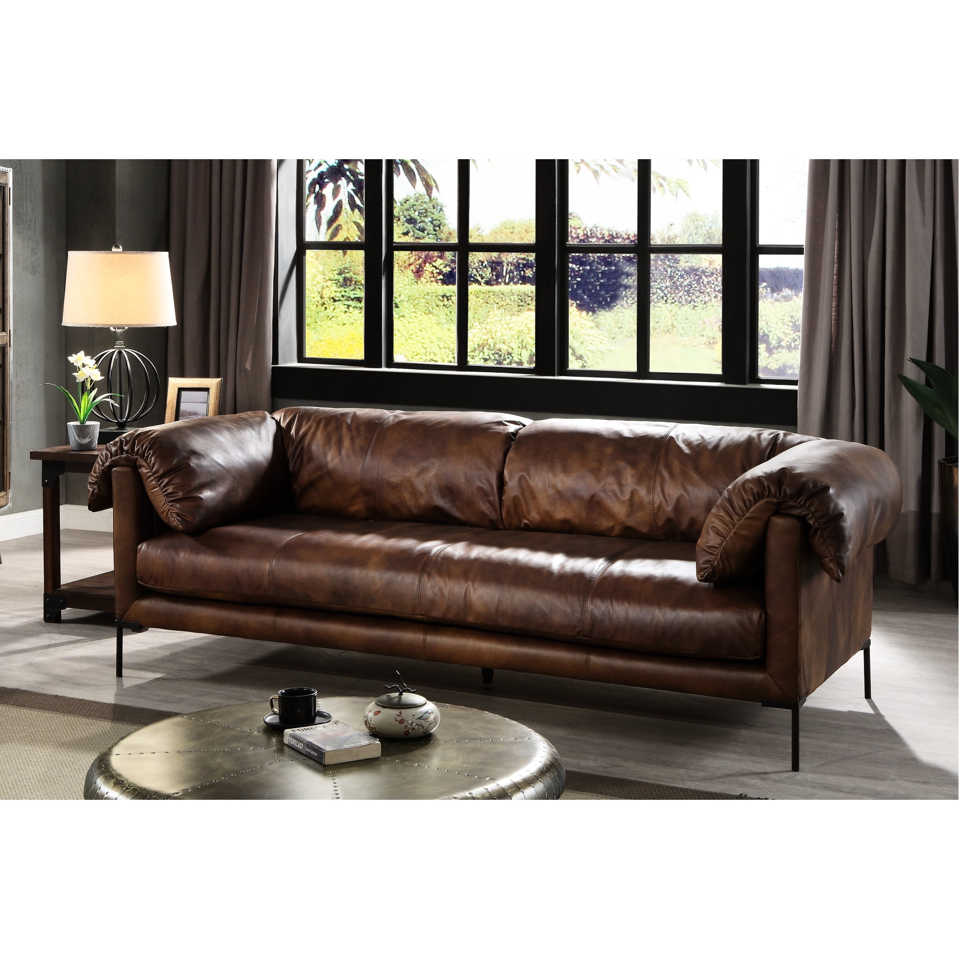Elegant Leather 2 Couch, Structure And Quality Materials , Construction ...