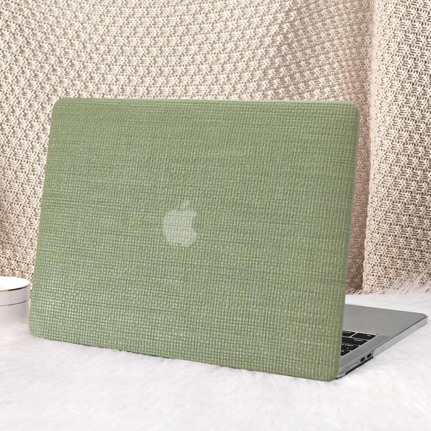 Elegant Leather Plastic Hard Shell Case with Transparent Keyboard Cover ...