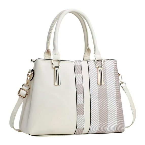 Elegant Leather Tote Bag for Women with Multi-Layer Compartments ...