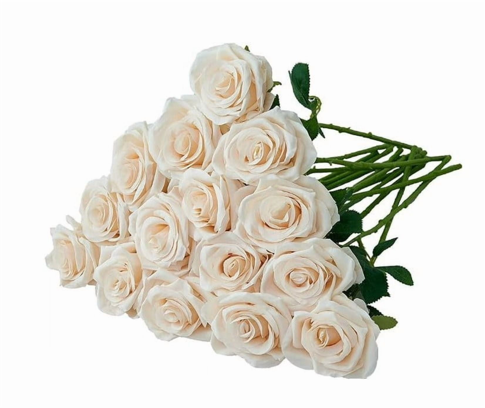 Elegant Lifelike Rose Bouquet for Home and Event with Realistic Silk ...