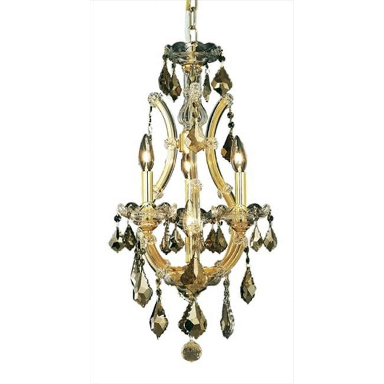 Elegant Lighting 2800D12G-GT-RC Maria Theresa Collection Hanging ...