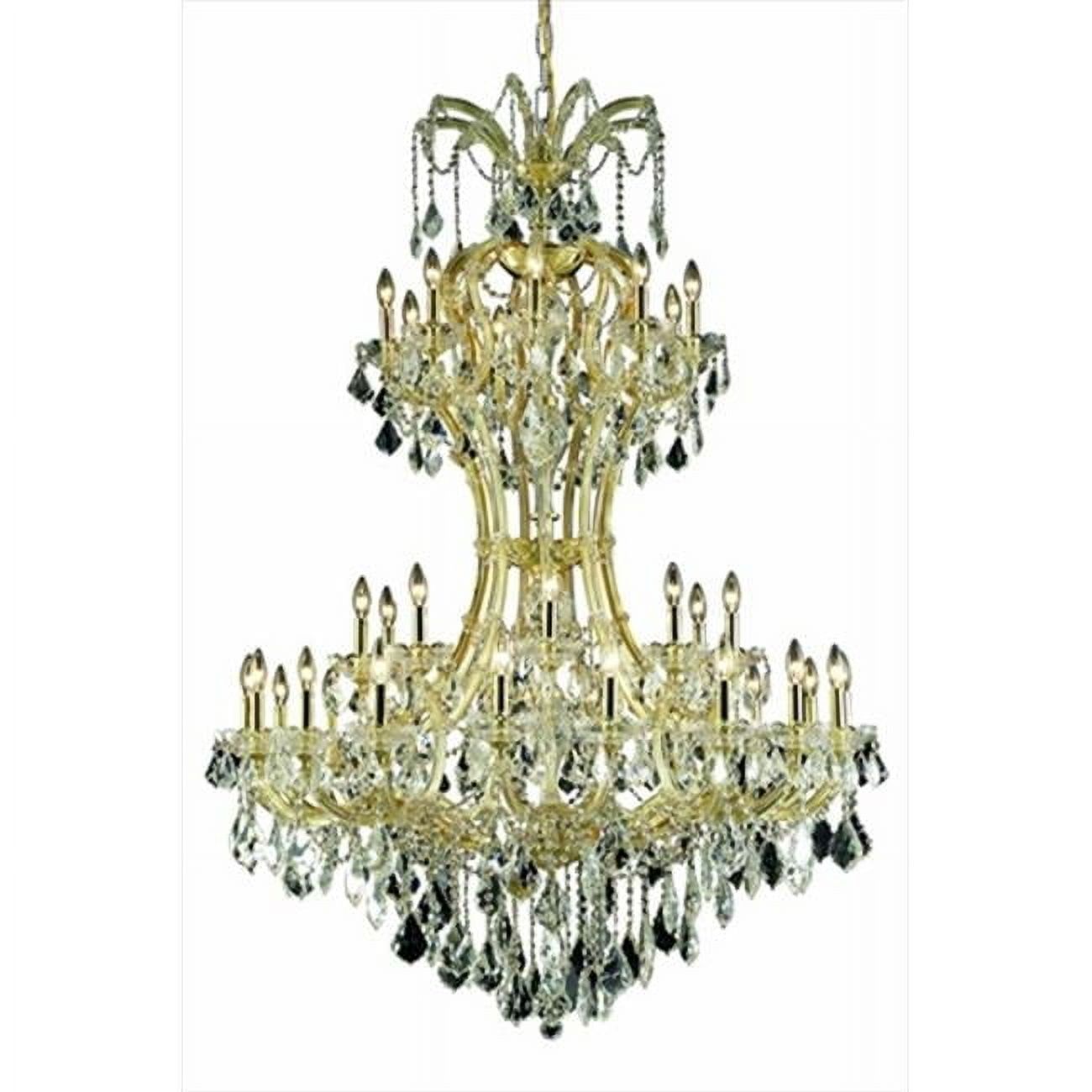 Elegant Lighting 2800D46G-RC Maria Theresa Collection Large Hanging ...