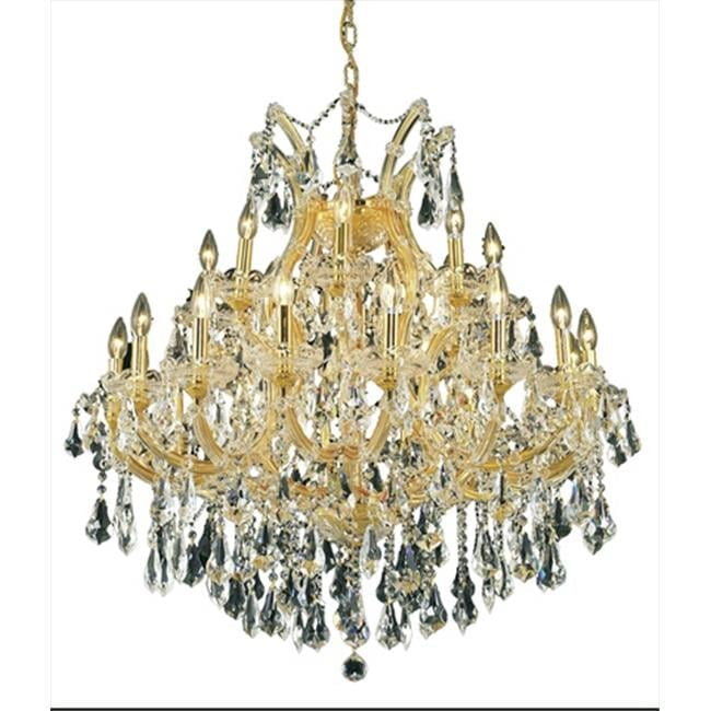 Elegant Lighting 2801D36G-RC Maria Theresa Collection Hanging Fixture ...