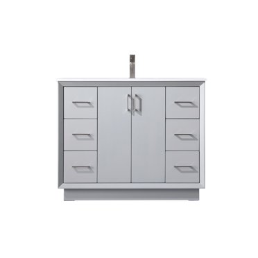 Elegant Kitchen and Bath 42 Inch Single Bathroom Vanity In Antique ...