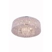 Primo 6 light Chrome Flush Mount Clear Royal Cut Crystal - Walmart.com