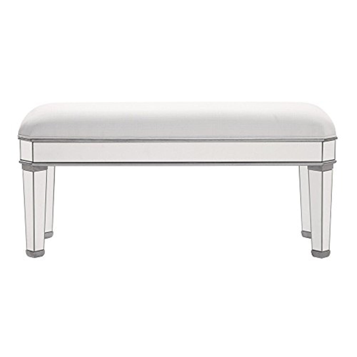 Elegant Lighting Chamberlan Mirrored Bench - Walmart.com