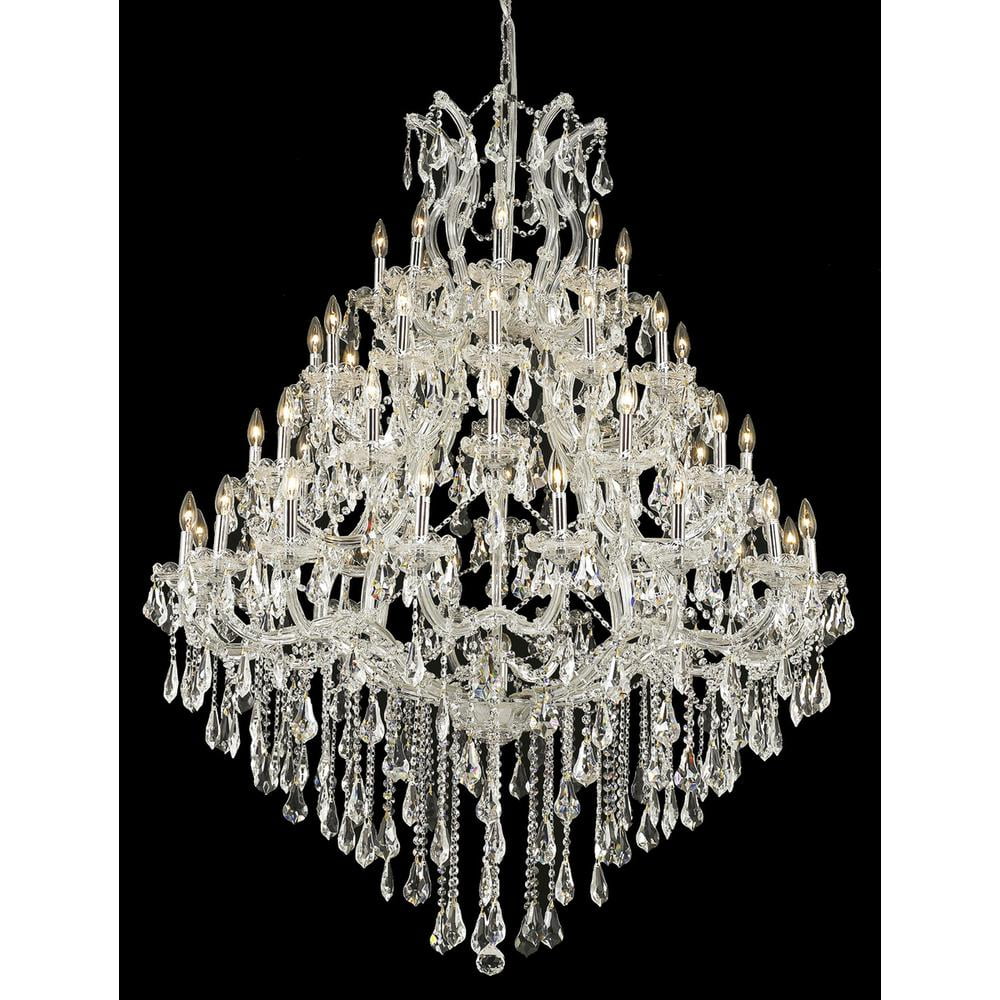 Elegant Lighting Maria Theresa 46" 49 Light Royal Crystal Chandelier ...