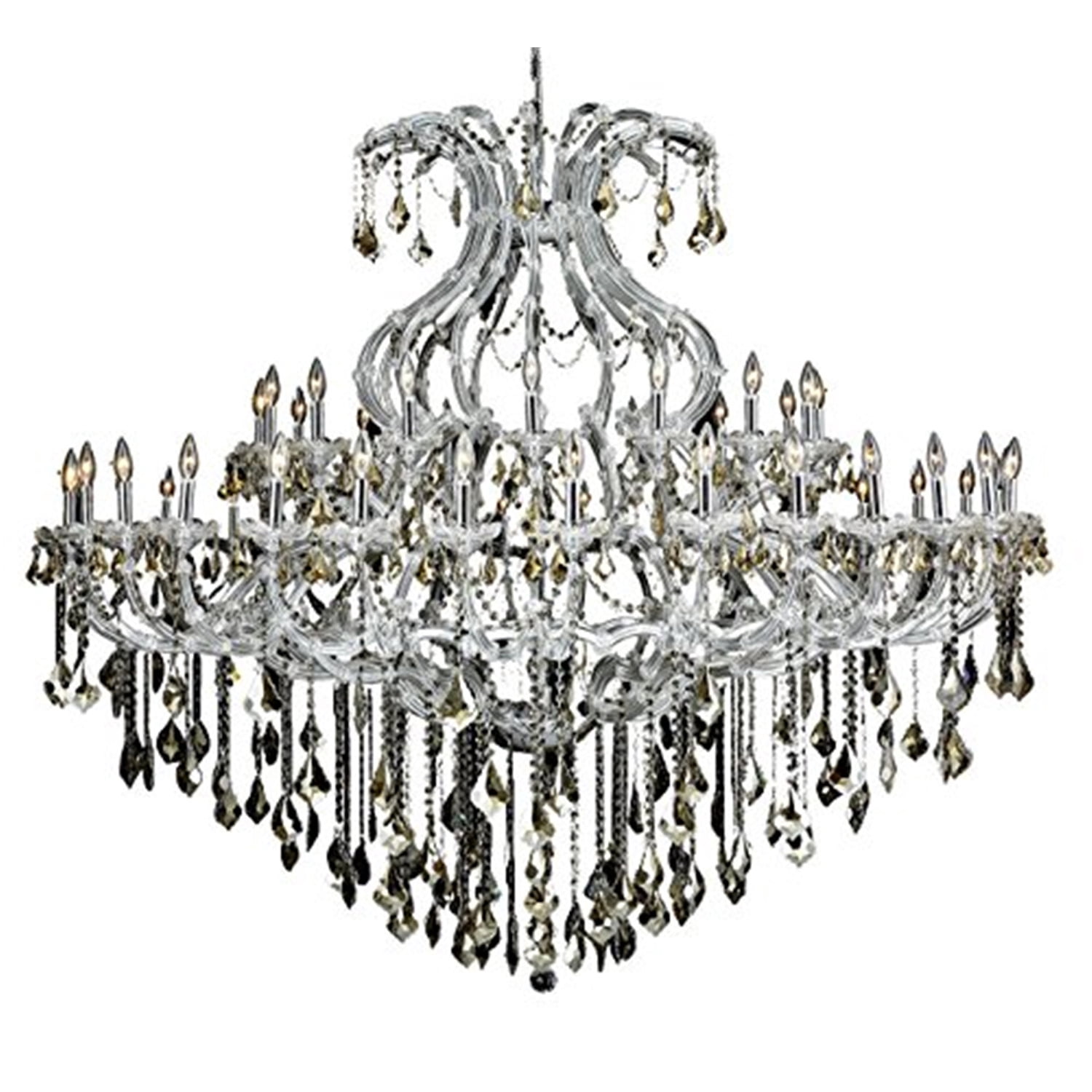 Elegant Lighting Maria Theresa 72" 49 Light Royal Crystal Chandelier ...