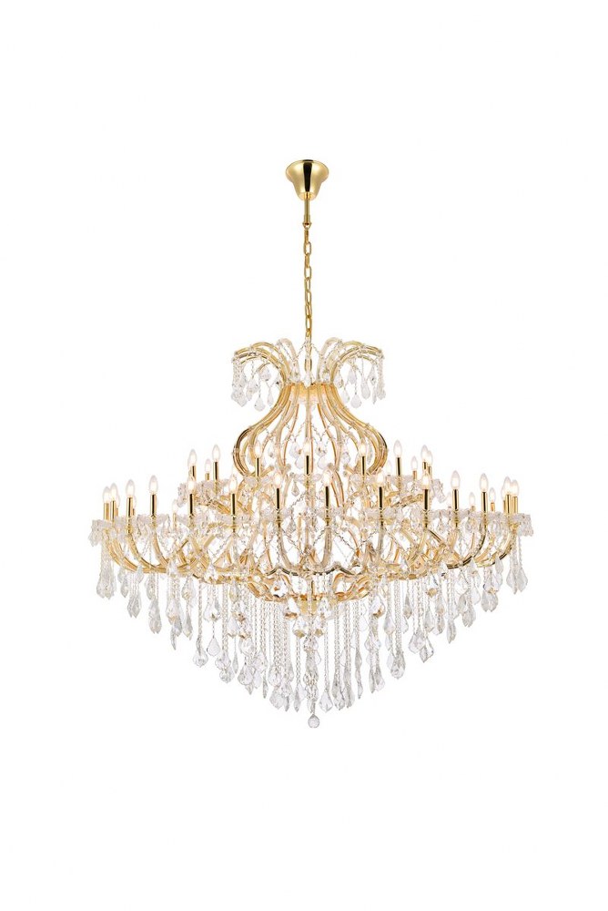 Elegant Lighting Maria Theresa 72" 49 Light Royal Crystal Chandelier ...