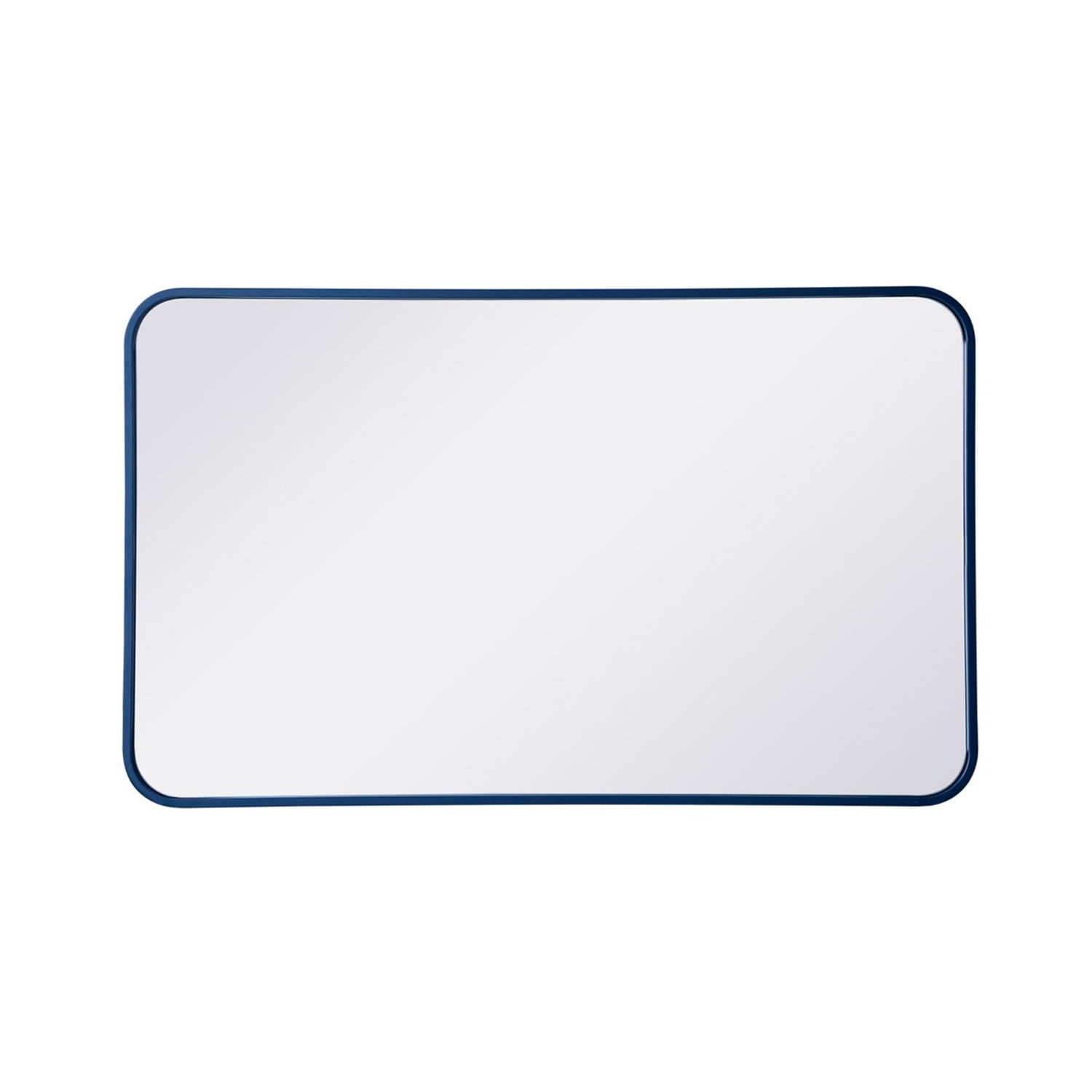 Elegant Lighting Mr802236 Evermore 36" X 22" Rectangular Metal Framed ...