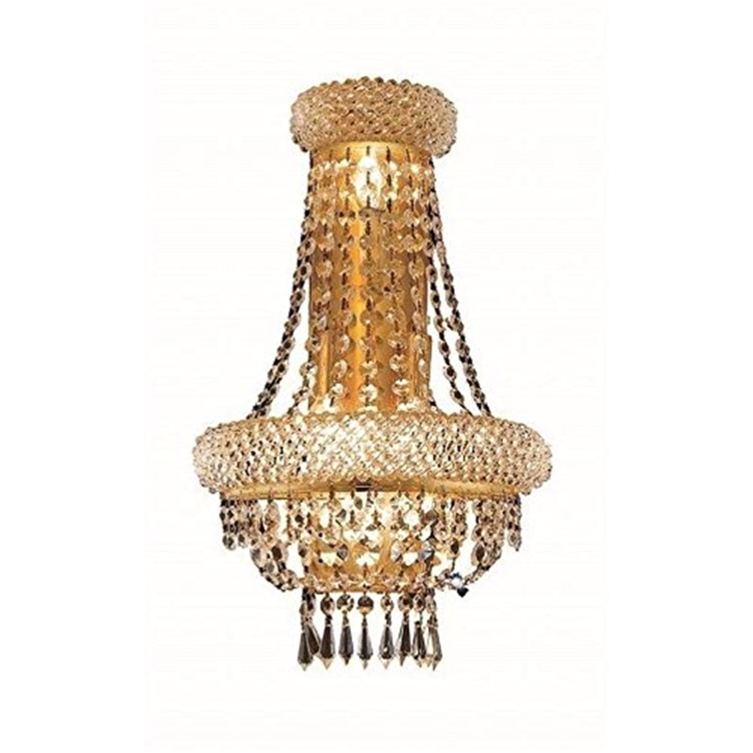 Elegant Lighting Primo 18" 4 Light Royal Crystal Wall Sconce - Walmart.com