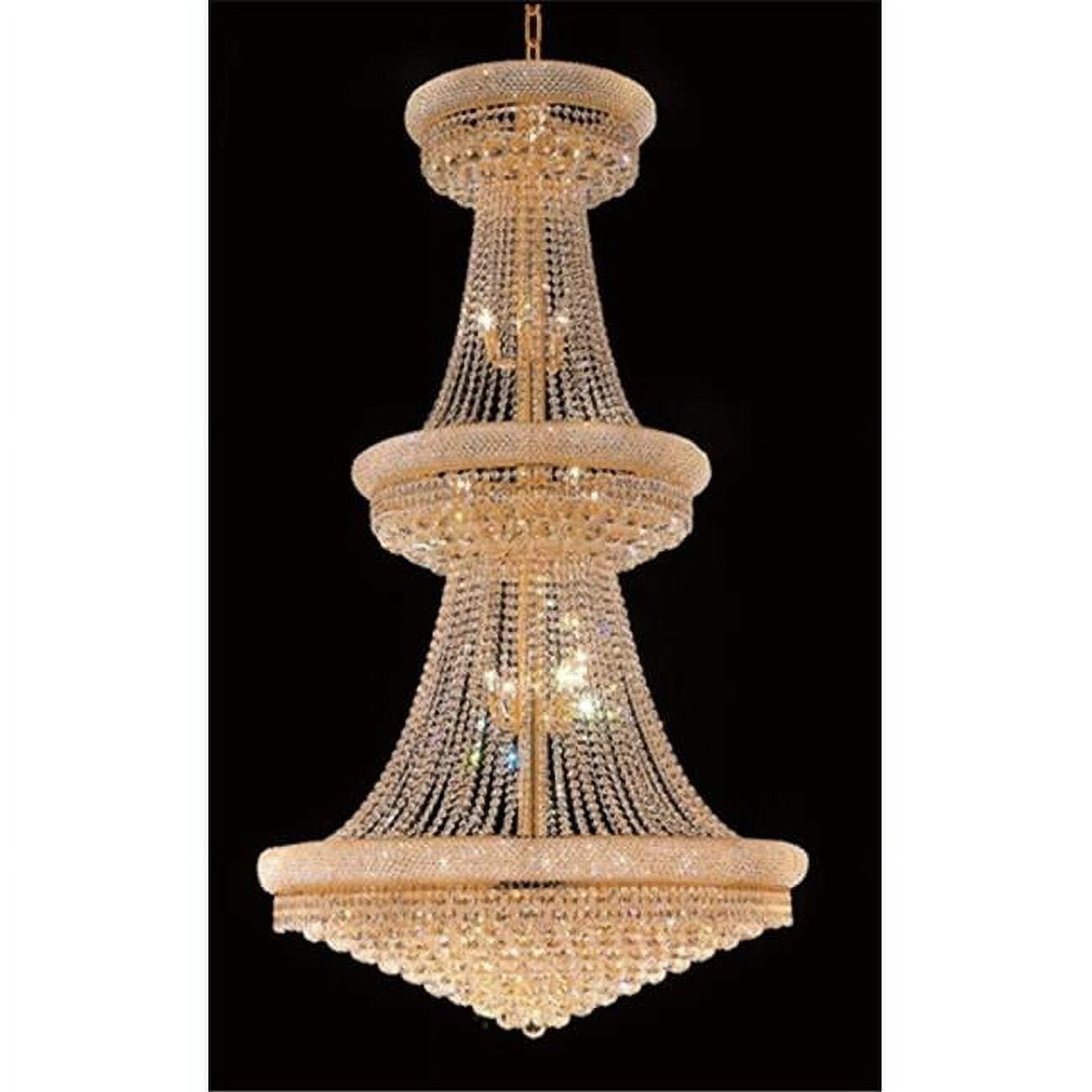 Elegant Lighting Primo 42" 38 Light Royal Crystal Chandelier - Walmart.com