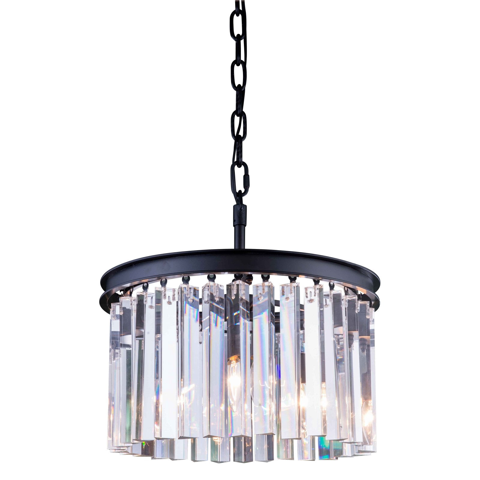 Elegant Lighting Sydney 16" 3 Light Royal Crystal Chandelier - Walmart.com