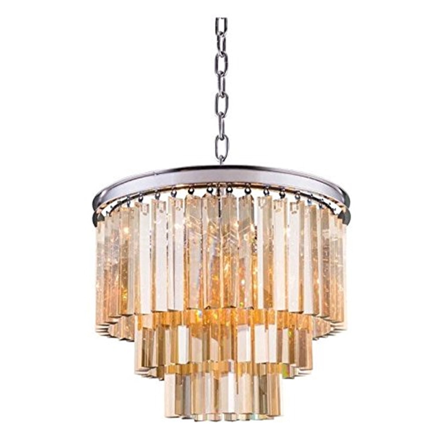 Elegant Lighting Sydney 20" 6 Light Royal Crystal Chandelier - Walmart.com