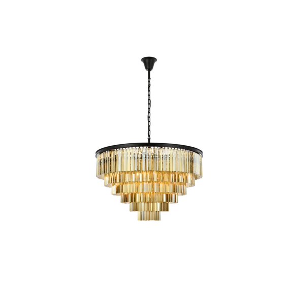 Elegant Lighting Sydney 44" 10 Light Royal Crystal Chandelier - Walmart.com
