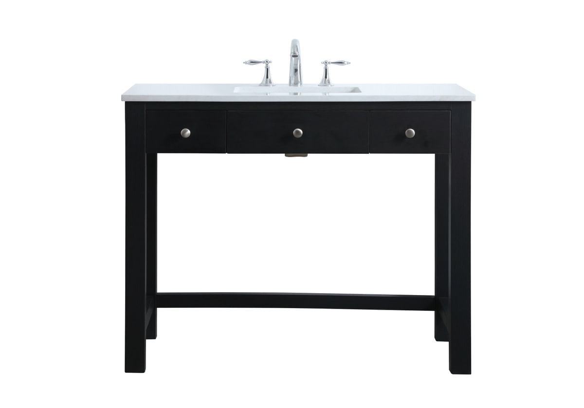 Elegant Lighting ADA Compliant Bathroom Sink Vanity, Hudson 42" Free ...