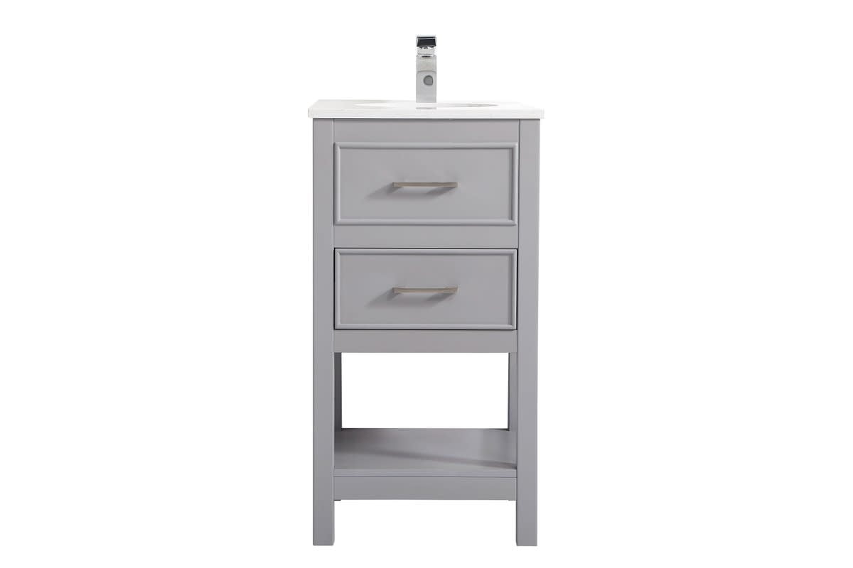 Elegant Lighting Vf19018 Sinclaire 18" Free Standing Single Basin ...
