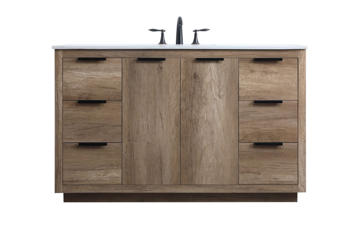 Elegant Lighting Vf19454 Blake 54" Free Standing Single Basin Vanity ...