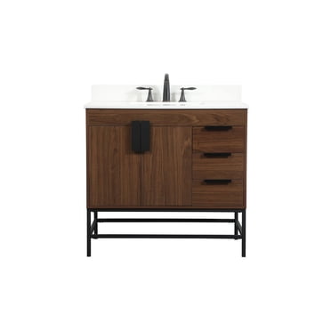 Elegant Lighting Vf-1047 Windsor 36" Free Standing Single Basin Vanity Set - Wood - Walmart.com