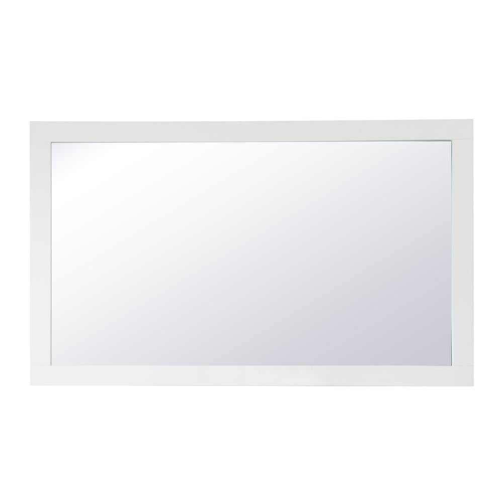Elegant Decor Aqua rectangle vanity mirror 60 inch in White - Walmart.com