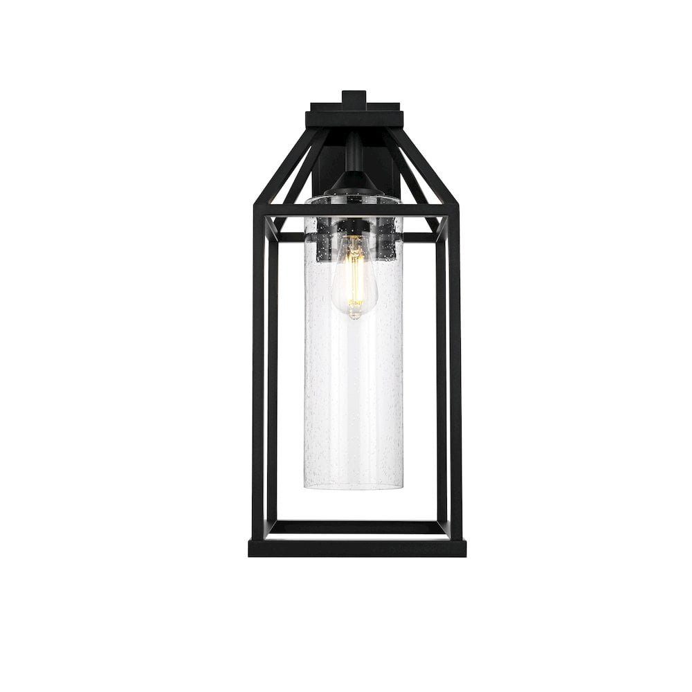 Elegant Lighting Zora 24 inch Outdoor Wall sconce in Black - Walmart.com