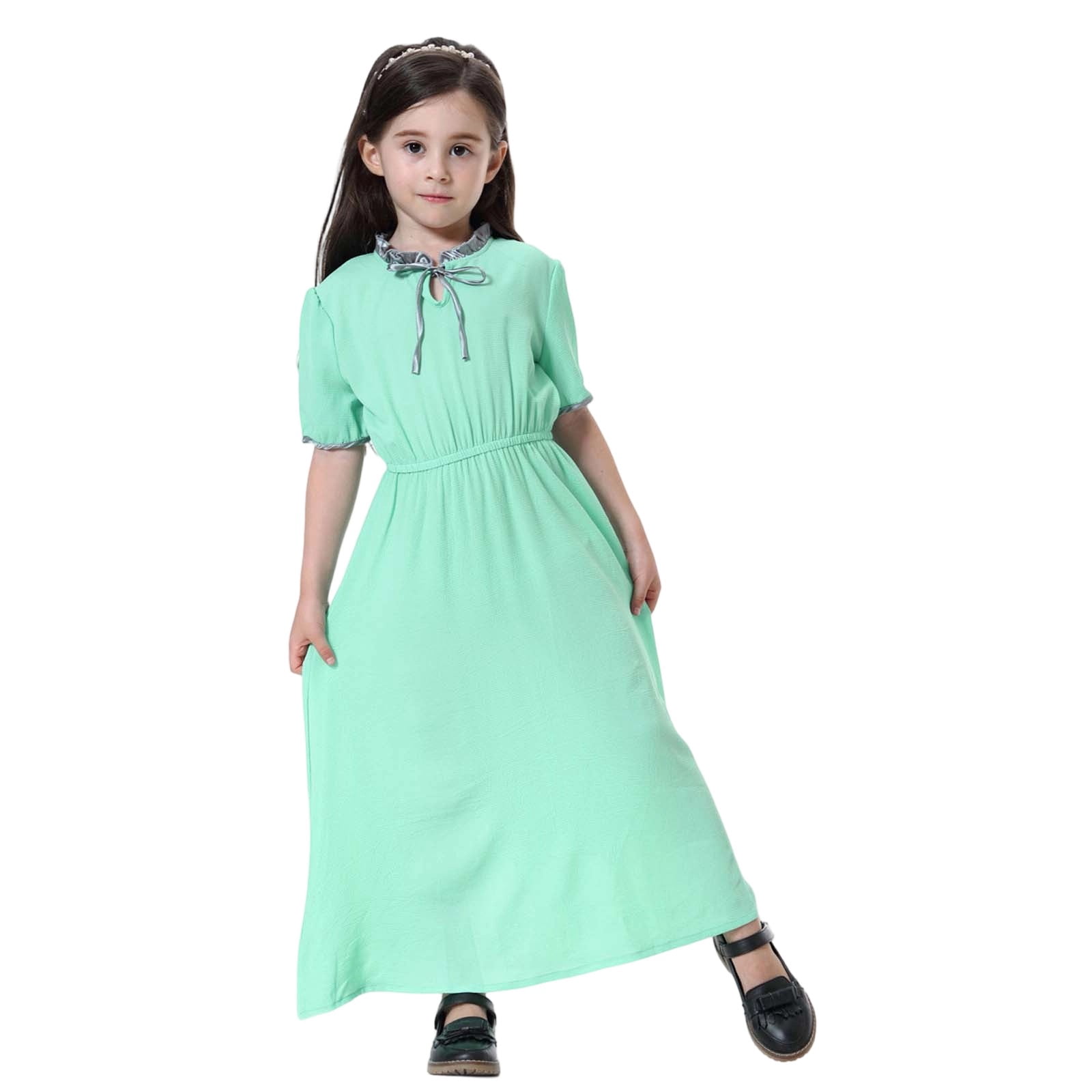 Elegant Long Sleeve Maxi Dress For Teen Girls Casual Party Wear ...