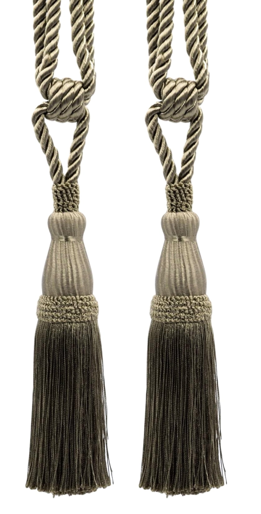 Elegant Lustrous Curtain Tassel Tieback, Tassel Length 8 1/2" (21.5cm ...