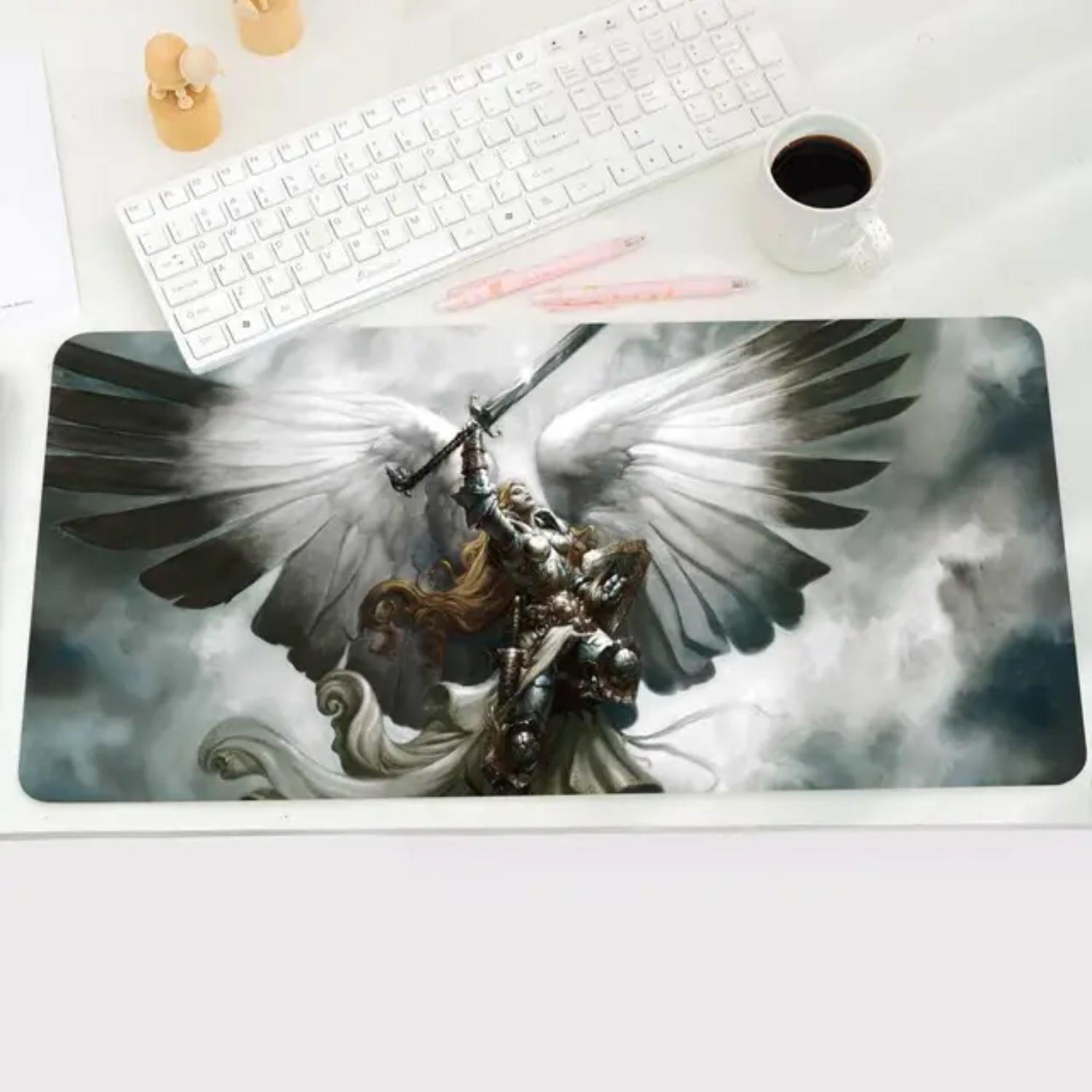 Elegant Luxurious Premium Large Anime Desk Mat - Stylish Fashionable ...