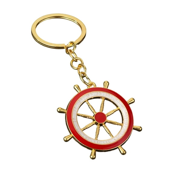 Elegant Marine Theme Keychain Kiriste Materials Anchors And Wheel ...